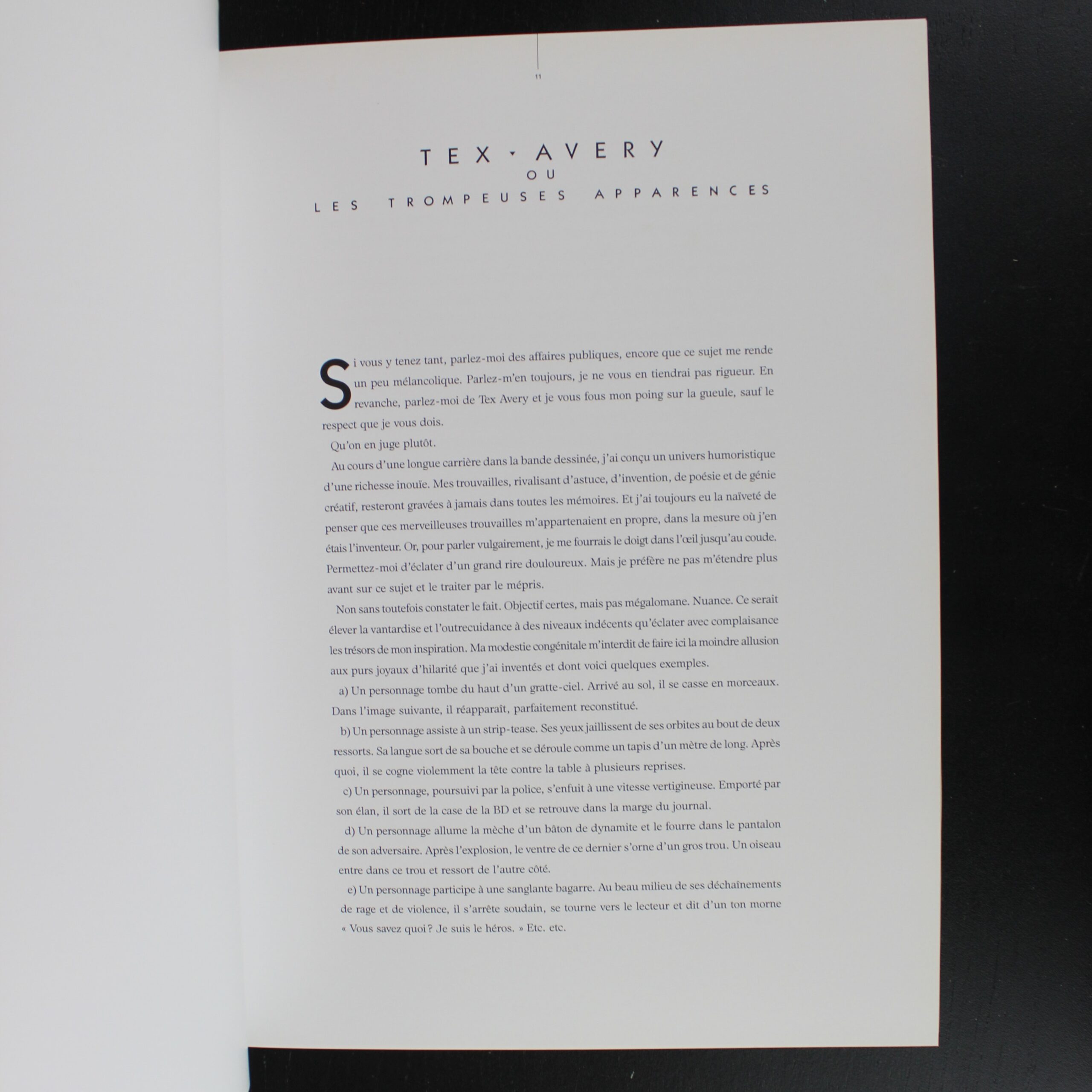 Vintage Pierre Lambert Tex Avery book - Demons & Merveilles