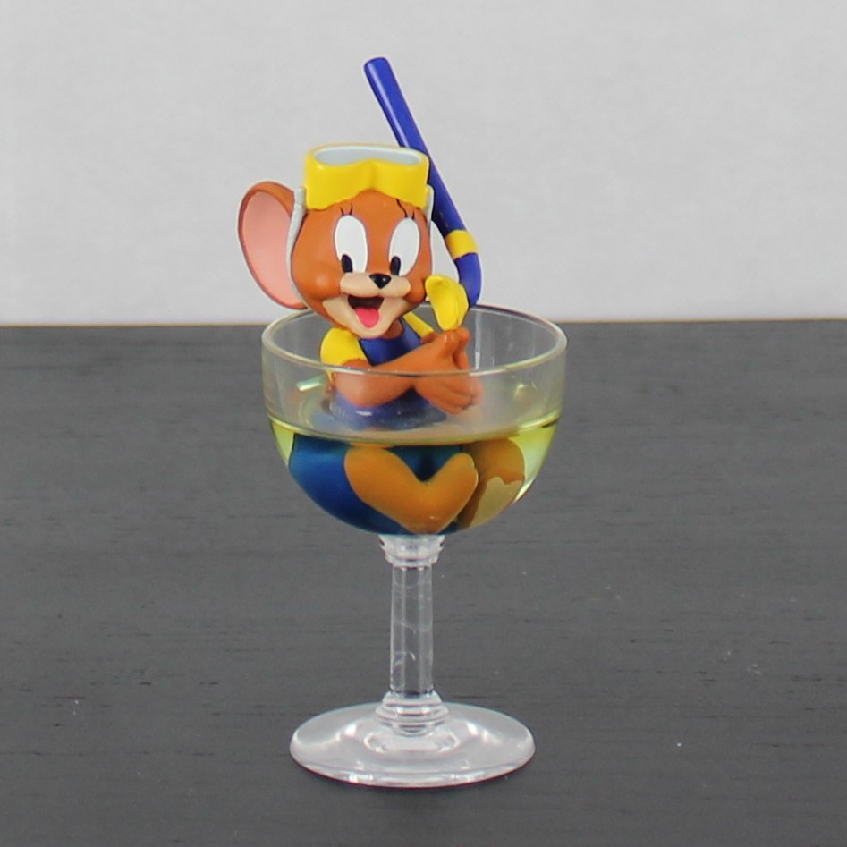 Vintage Jerry Mouse snorkeling figurine - Demons & Merveilles